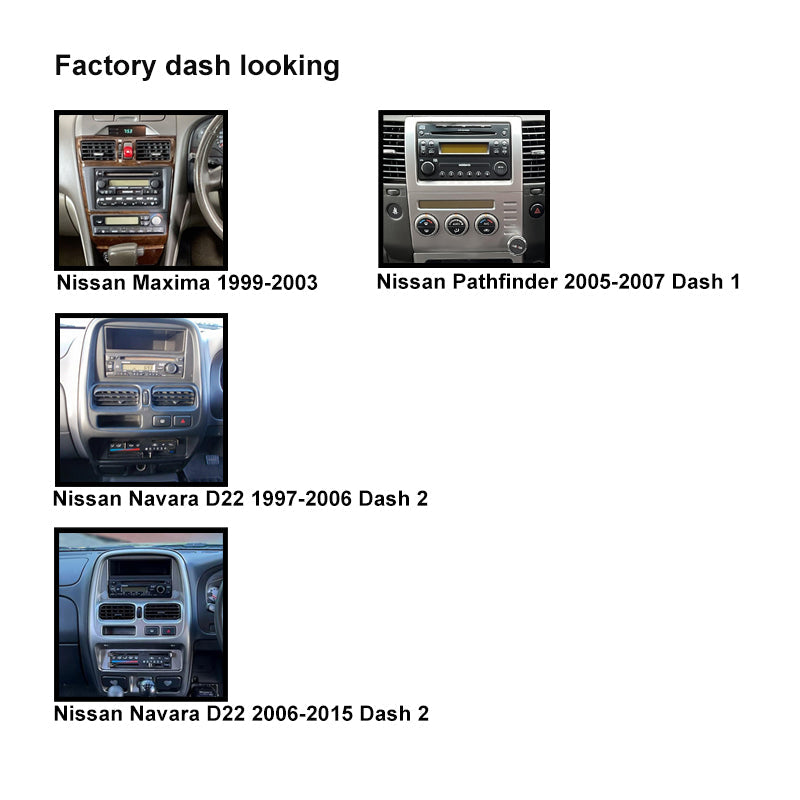 CAC F9UVK3 9 Inch Fascia Kit Compatible with Nissan Maxima Navara Path ...